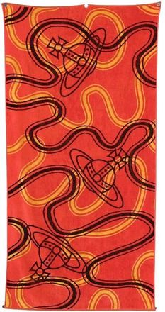 Vivienne Westwood Homme, Accessoires, Rouge, Taille: ONE Size Beach Towel