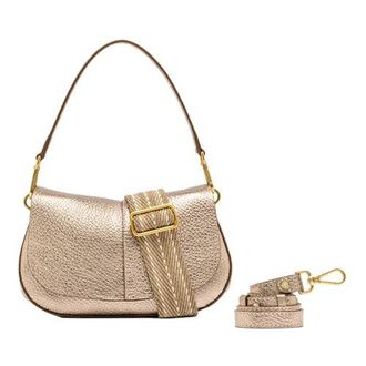 Gianni Chiarini Cuir sac &agrave; &eacute;paule Helena Round Shoulder Bag Mirage dor&eacute; rose
