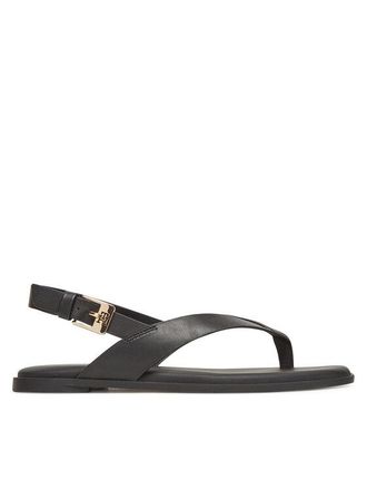 Tommy Hilfiger Sandalen Color Block Thong Flat Sandal FW0FW08883 Schwarz