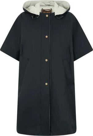 Moorer Femme, Manteaux, Bleu, Taille: 40 FR Manteaux