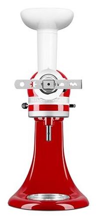 KitchenAid Zubehör Fleischwolf - 5KSMFGCA - Zerkleinerer für Kitchen aid Küchenmaschine - Gemüsezerkleinerer - mit Spritzgebäckvorsatz in 5 Formen