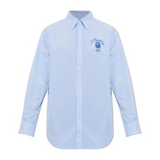 A Bathing Ape A Bathing Ape, Damen, Blusen & Hemden, Blau, SGr&ouml;&szlig;e