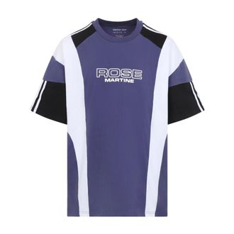 Martine Rose Homme, Sport, Violet, Taille: M T-Shirt Classique