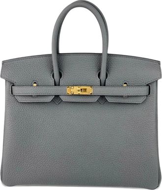 Hermès sac à main Birkin 25 Togo (2024) - Gris