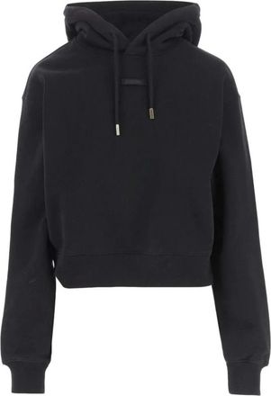Jacquemus Femme, Sweatshirts et sweats &agrave; capuche, Noir, Taille: 42 FR SweaT-shirt &agrave; capuche Grosgrain