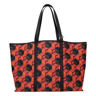 MCM Mcm, Femme, Sacs, Multicolore, Taille: ONE Size Shopper en Jacquard Monogramme Cubique