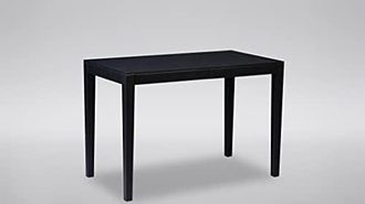 M2 Kollektion Gunar Schreibtisch, Holzwerkstoff, schwarz, B/H/T = 110x75x60cm