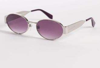 Marc Jacobs Marc Jacobs - Ovale Sonnenbrille in Lila