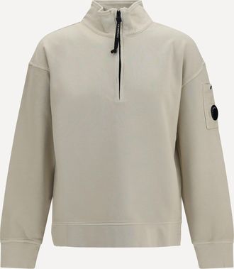 C.P. Company C. P. COMPANY Brushed and sueded diagonal-weave cotton fleece Sweatshirt Male XL
