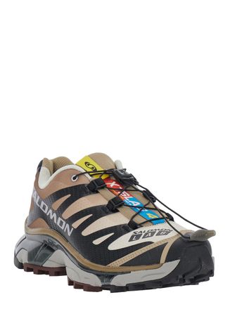 Salomon Unisex Sneakers Xt 4 Og Brown Tech Fabric Synthetic Trainers