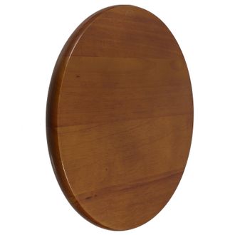 DOITOOL Runde Hocker Sitzfl&auml;che Ersatz aus Robustem Gummibaumholz mit Polierter Oberfl&auml;che und Abgerundeten Kanten Langlebig f&uuml;r Barhocker Esszimmer B&uuml;rost&uuml;hl