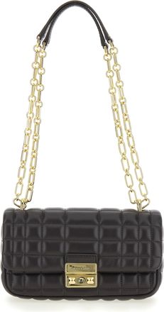 Michael Kors SM CONV CHAIN SHLDR CHOCOLATE