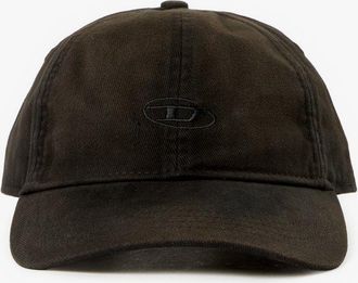Diesel Casquette effet d&eacute;lav&eacute; en coton