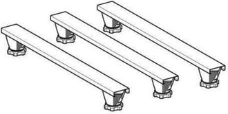 Keramag Geberit Set F&uuml;&szlig;e und Traversen f&uuml;r Duschwanne aus Steinharz, LxB