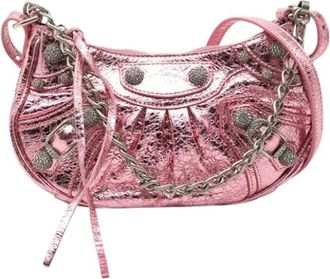 Balenciaga Sac bandouli&egrave;re Motocross Le Cagole Pre-owned - Femme - Pre-owned - Rose - Taille: ONE Size