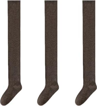 Generic Wateresty Chaussettes de compression mi-hautes pour femme, 3 cafés, Taille unique