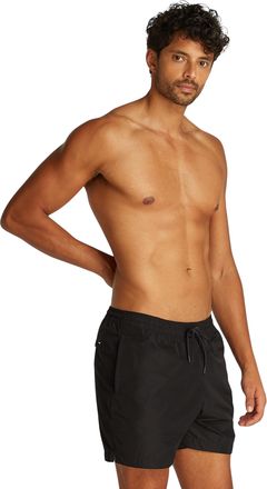 Calvin Klein Herren Badehose Medium Drawstring mit Tunnelzug, Schwarz (Pvh Black), S