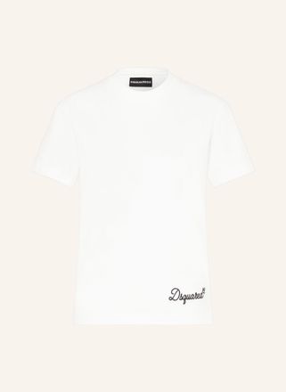 Dsquared2 T-Shirt Signature Just Right Fit weiss