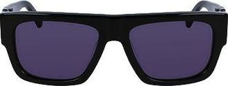 Calvin Klein Jeans CKJ23654S 001 Black Sunglasses Man Acetato, Rectangle, 56