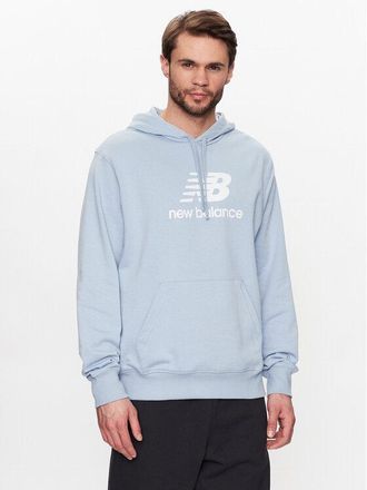 New Balance Sweatshirt MT31537 Himmelblau Relaxed Fit