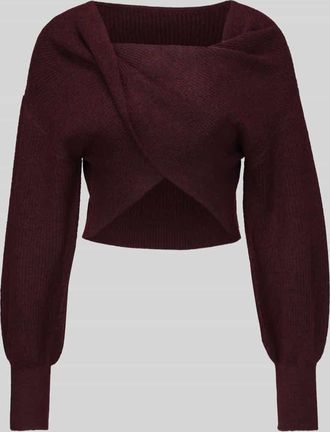 Pieces Regular Fit Pullover in Wickel-Optik Modell AVA