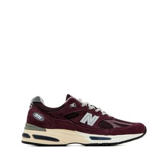 New Balance Homme, Chaussures, Rouge, Taille: 42 1/2 EU 991v2 Baskets