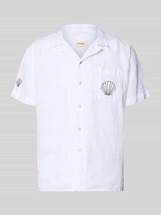 Boardies Regular Fit Leinenhemd mit Stitchings Modell Ilfracombe