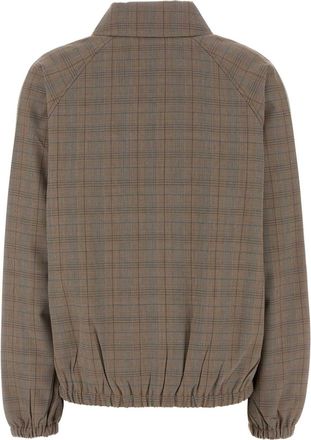 Miu Miu Womens Giubbotti Tabacco Wool Giubbini Jacket