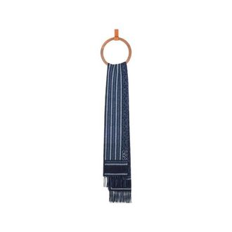 Loewe Echarpe imprim&eacute;e en laine et cachemire
