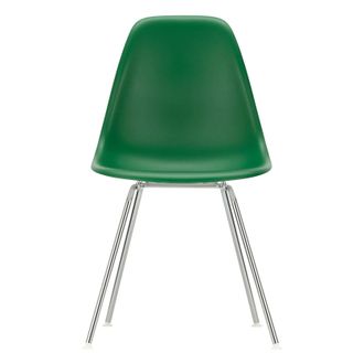 Vitra Chaise DSX Plastic - pi&egrave;tement Chrom&eacute; - Charles & Ray Eames Vitra