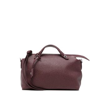 Fendi Medium By The Way Grained-leather Clutch Bag