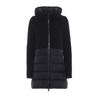 Herno Femme, Manteaux, Noir, Taille: 32 FR Veste Trapèze