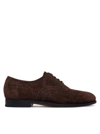 Polo Ralph Lauren Halbschuhe Owen Wingtip 811P15884001 Dunkelbraun