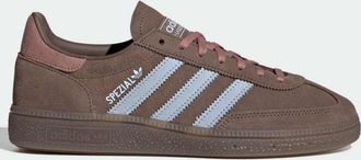 adidas Originals Handball Spezial - Sneaker in Tonbraun mit blauen Streifen-Gr&uuml;n