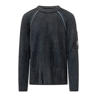 C.P. Company C.p. Company - SweaT-shirt &agrave; col rond - Homme - Pulls - Bleu - Taille: M