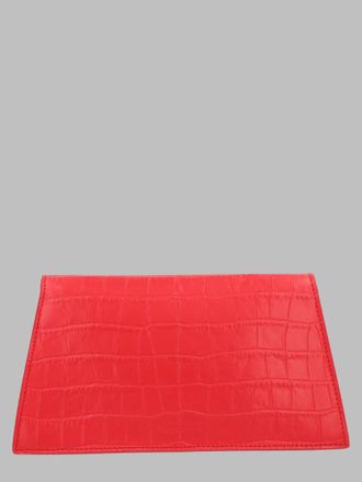 Alexander McQueen Womens Shoulder Bag Skull Mini Red Calf Leather