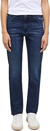 Mustang Jeans Style Crosby Relaxed Slim Jeans, Bleu foncé 802, 33W x 30L Femme