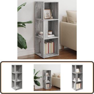 vidaXL Vidaxl - Armoire dangle Sonoma gris 33x33x100 cm Bois dingénierie