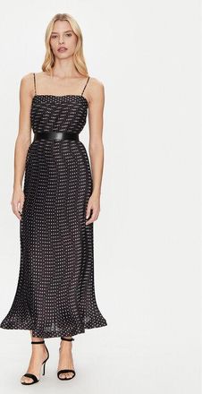 Simona Corsellini Coctailkleid P25CPAB01201 Schwarz Slim Fit