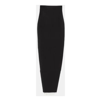 Rick Owens Femme, Jupes, Noir, Taille: 40 FR Jupe Maxi Dirt Pillar