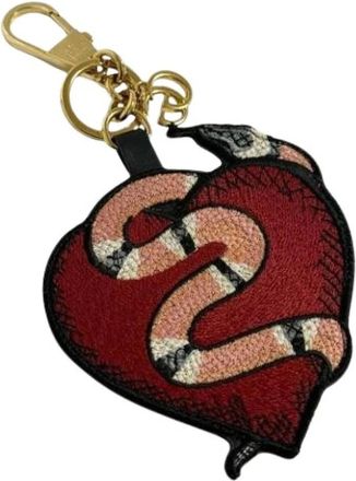 Gucci Porte-cl&eacute;s Pre-owned - Femme - Pre-owned - Rouge - Taille: ONE Size