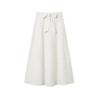 Twinset Femme, Jupes, Blanc, Taille: 34 FR Midi Skirt