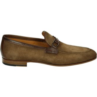 Magnanni Taupe Slip-On Lederschuhe - - Shoes - Herren - Braun - 46 EU