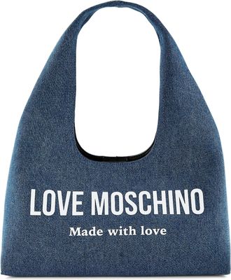 Love Moschino Schultertasche Denim Signature