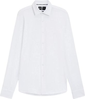 HUGO BOSS Homme, Chemises, Blanc, Taille: 3XL Hank Kent Shirt