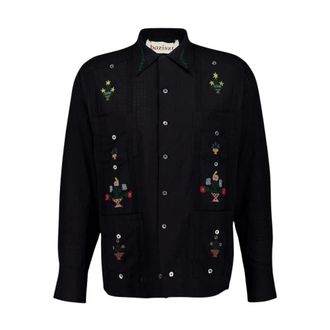 Baziszt Byrsa Shirt - - Shirts - Herren - Blau - M
