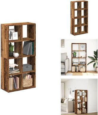 vidaXL Tag&egrave;re s&eacute;paratrice de pi&egrave;ce vieux bois 69,5x29x137,5 cm - &Eacute;tag&egrave;re S&eacute;paratrice De Pi&egrave;ce - &Eacute;tag&egrave;res S&eacute;paratrices De Pi&egrave;ces - &Eacute;tag&egrave;re - Biblioth&egrave;que