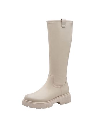 Marco Tozzi Damen Stiefel mit Rei&szlig;verschluss Elegant, Wei&szlig; (Ivory), 40 EU
