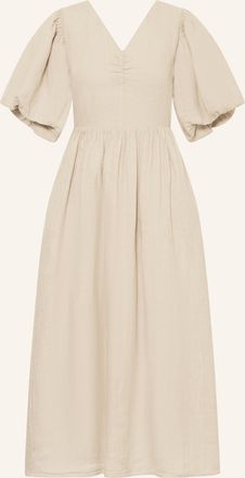Mrs & Hugs Mrs & Hugs Leinenkleid beige