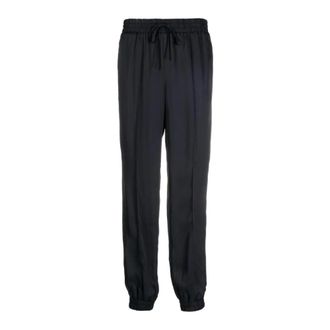 Jil Sander Elastische Hosen mit Kordelzug am Bund - - Trousers - Damen - Schwarzk - XS